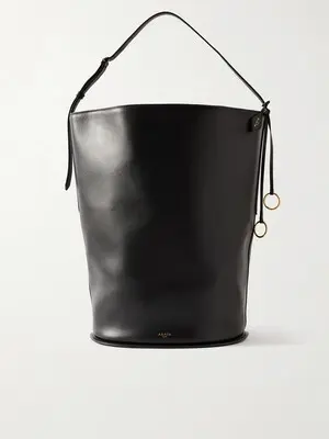 Alaïa Hip' Leather Bucket Bag - Black