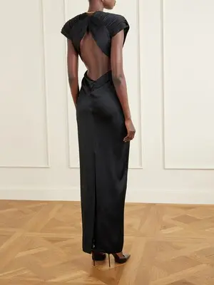 Stella McCartney Open-back Draped Twisted Gown