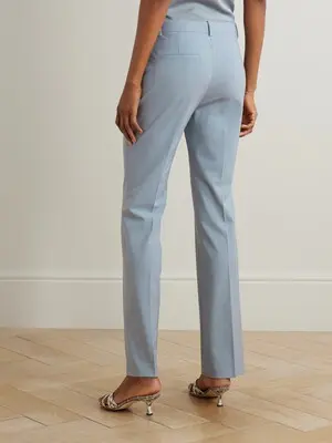 Theory Wool-blend Straight-leg Tailored Trousers