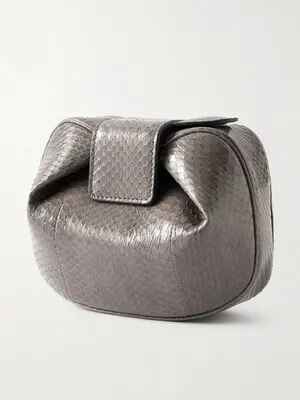 Gabriela Hearst Soft Demi Clutch - Gray
