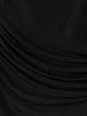 Tove Yana Ruched Stretch-jersey Maxi Dress - Black