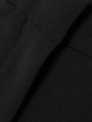 Sportmax Grain De Poudre Wool Wide-leg Trousers