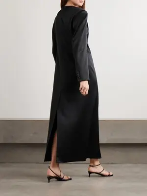 HEIRLOME Edith Silk-satin Coat