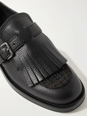 Church's Piper Fringed Textured-leather Brogues