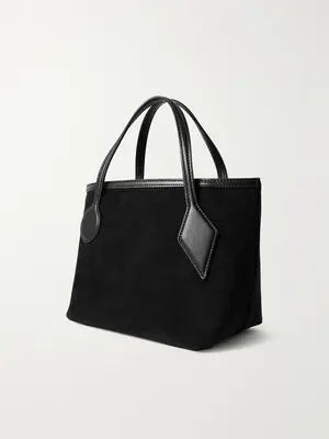 LIFFNER Sprout Micro Embellished Suede Tote - Black