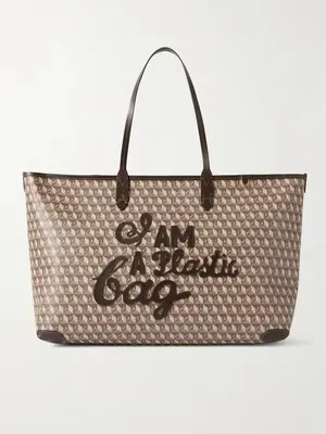 ANYA HINDMARCH I Am A Plastic Bag" Tote - Brown
