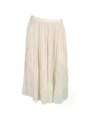 Vanessa Bruno Embroidered Midi Skirt