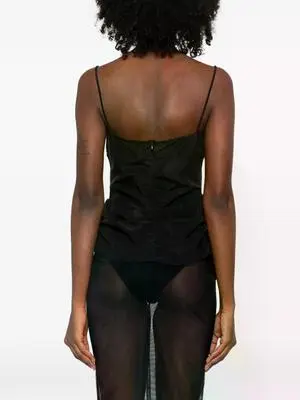 Magda Butrym Lace-trimmed Draped Camisole