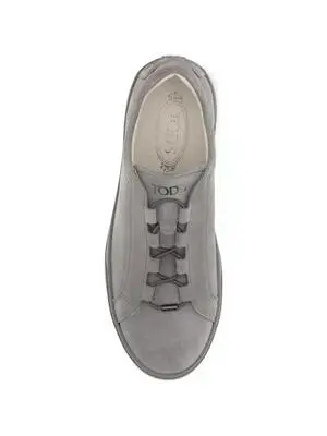 TOD'S Suede Lace-up Sneakers - Grey