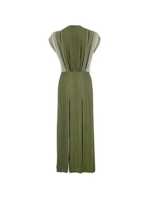 Zeus+dione Selene V-neck Midi Dress