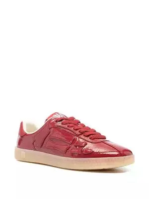 Amiri Pacific Bones Appliqué Sneakers - Red