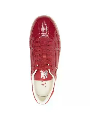 Amiri Pacific Bones Appliqué Sneakers - Red