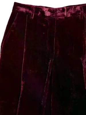 La DoubleJ Velvet Texture Trousers