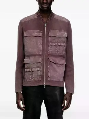 DIESEL® K-gerome Zip-up Cardigan With Cargo Pockets