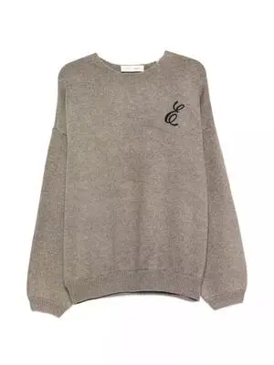 Fear Of God Embroidered Crew Neck Sweater - Neutrals