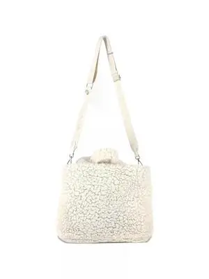 Prada Logo Plaque Tote Bag