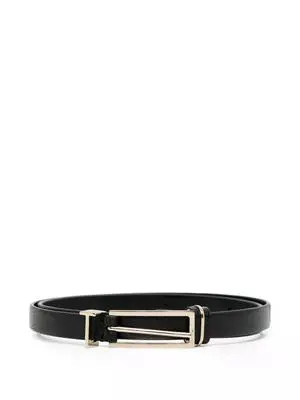 TOM FORD Textured Buckle Belt - Black