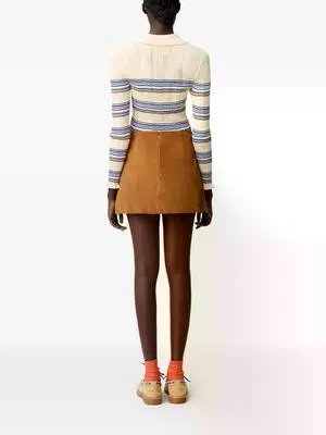 Claudie Pierlot Leather Mini Skirt
