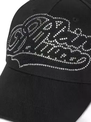 Philipp Plein Embellished Baseball Cap - Black