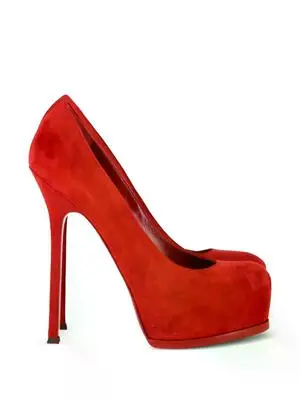 Saint Laurent Tribtoo Pumps - Red