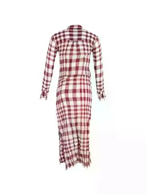 Theory Plaid Shirt Dress