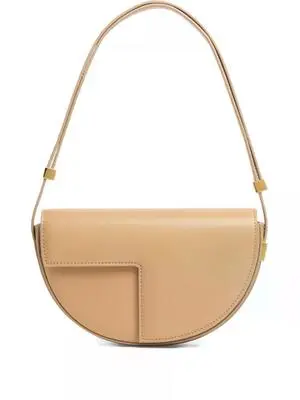 PATOU Patou Le Petit Logo-Patch Shoulder Bag Neutrals