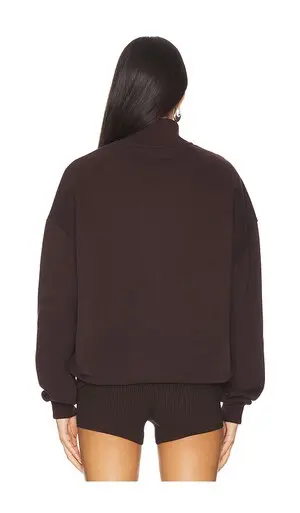 SEROYA Asbury Quarter-zip Sweatshirt With Embroidered Logo