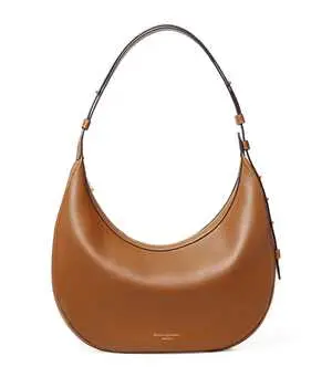 ASPINAL OF LONDON Large Soho Crescent Cross-body Bag - Brown