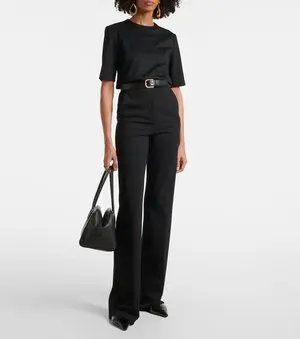 Max Mara Embroidered Wool T-shirt