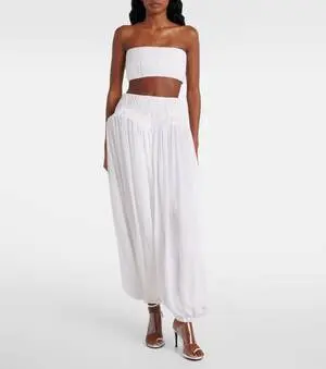 Alaïa Plexi 90 Leather & Pu Sandals