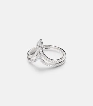 Shay Jewelry 18kt White Gold Diamond Ring - Silver