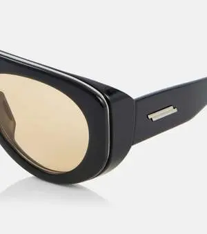Bottega Veneta Flat-top Aviator Sunglasses