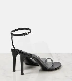 Alaïa Plexi 90 Leather & Pu Sandals