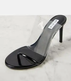 Alaïa Plexi 90 Leather & Pu Sandals