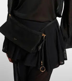 Alaïa Le Click East West Shoulder Bag - Black