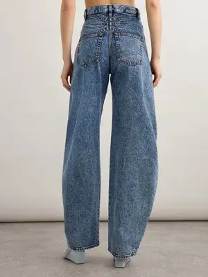 Alaïa High-rise Barrel-leg Jeans
