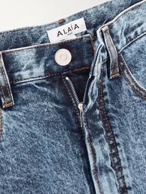 Alaïa High-rise Barrel-leg Jeans