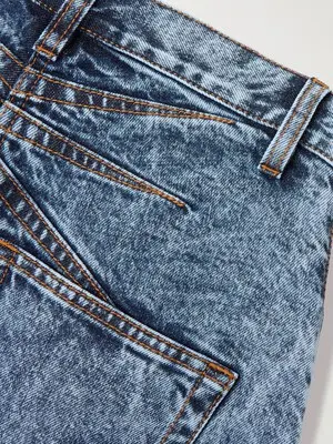 Alaïa High-rise Barrel-leg Jeans