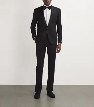 Brioni Pre-tied Silk Bow Tie - Black