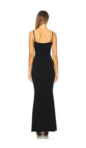 Norma Kamali Underwire Fishtail Gown - Black