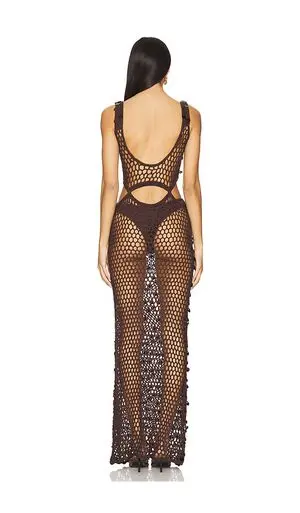 Superdown Elena Maxi Dress - Brown