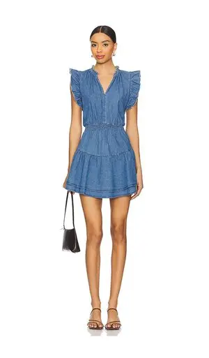 Steve Madden Prairie Dreams Denim Dress - Blue