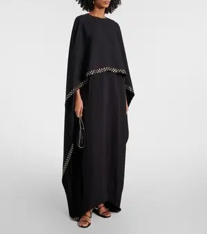 Stella McCartney Embellished Cape Maxi Dress