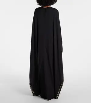 Stella McCartney Embellished Cape Maxi Dress