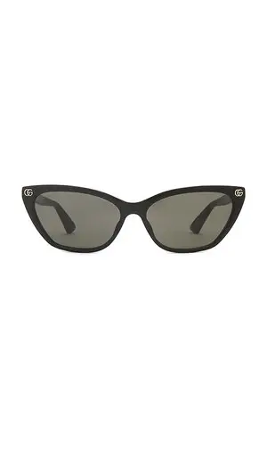 Gucci Cat Eye Sunglasses - Black