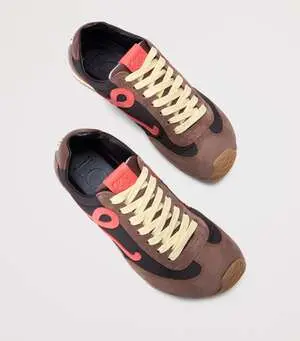 Loewe Leather Ballet Runner 2.0 Sneakers - Brown