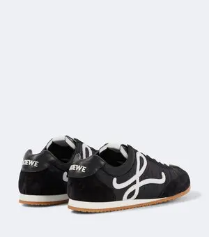 Loewe Ballet Runner 2.0 Leather-trimmed Sneakers - White
