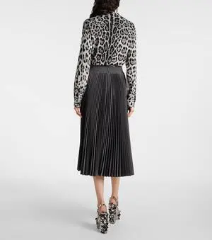 Dolce & Gabbana Pleated Midi Skirt
