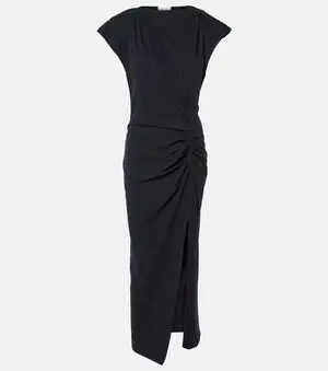 Isabel Marant Étoile Nadela Cotton Jersey Maxi Dress - Black