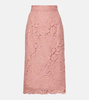 Dolce & Gabbana Lace Midi Skirt